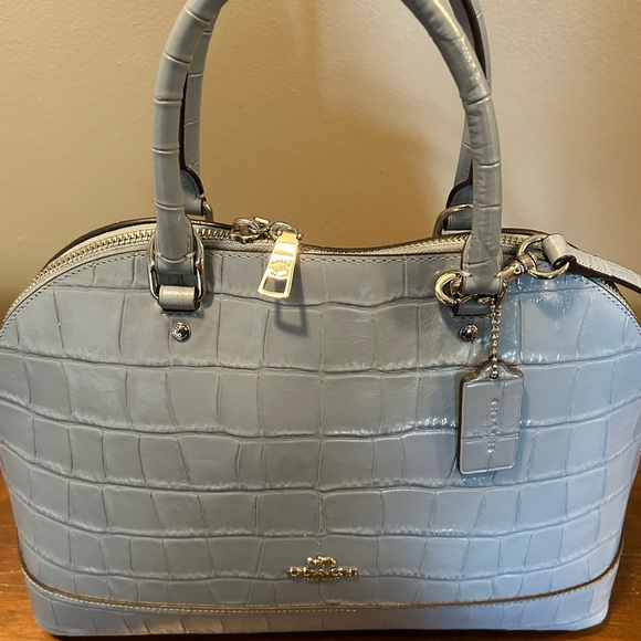 Coach | Bags | Coach Sierra Crocodile Embossed Satchel | Poshmark